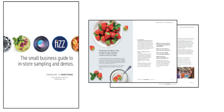 FREE GUIDE: The Small Business Guide to In-Store Sampling - Fizz Experience